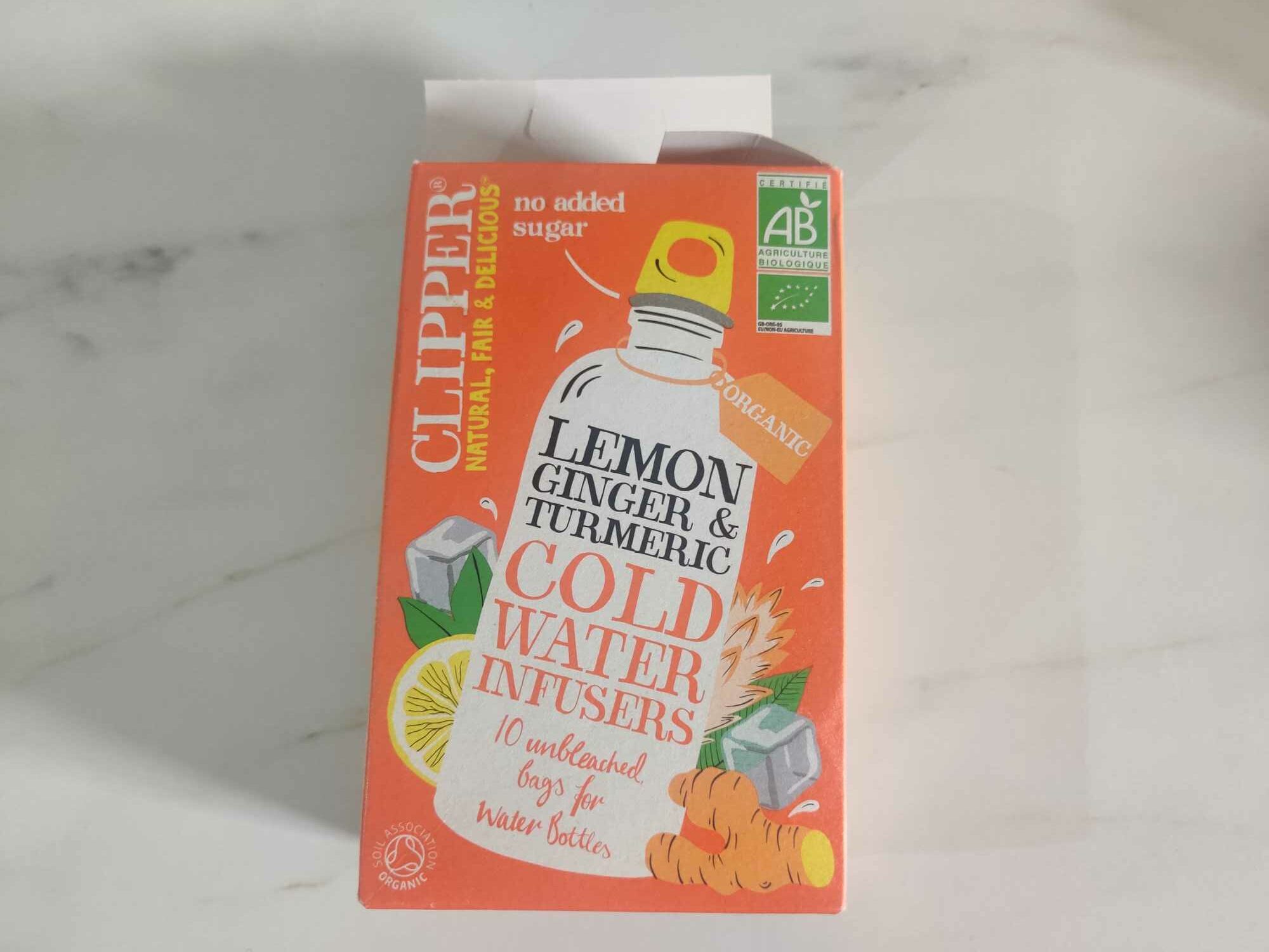 Infusion #71 : Infusion à froid Citron Gingembre & Curcuma - Clipper ...