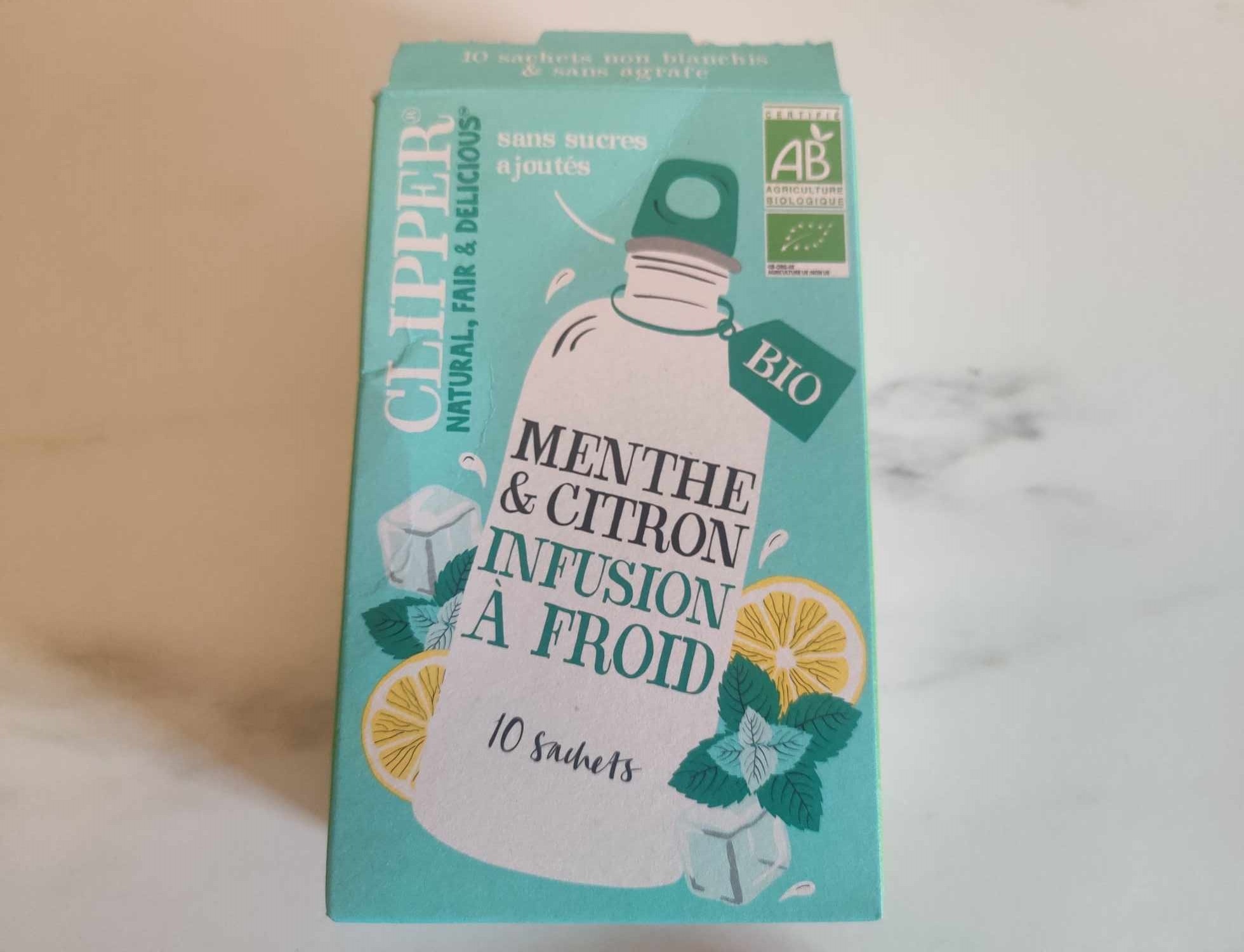 Infusion #70 : Infusion à froid Menthe & Citron - Clipper Teas ...